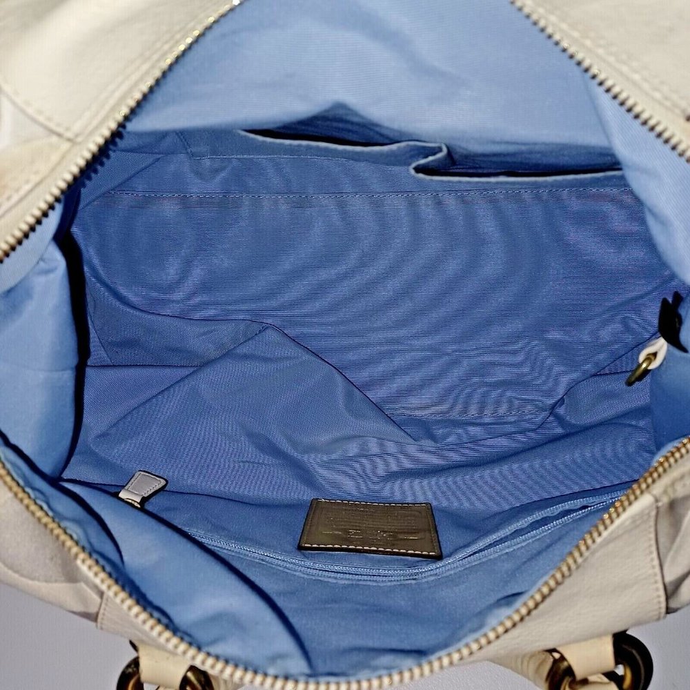 Coach 12943 Madison Sabrina Op Art White Satchel Hand… - Gem